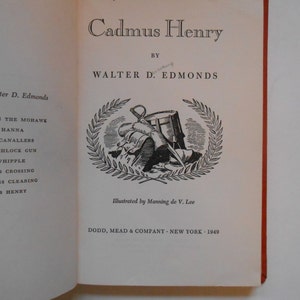 Cadmus Henry, a Vintage Children's Book - Etsy