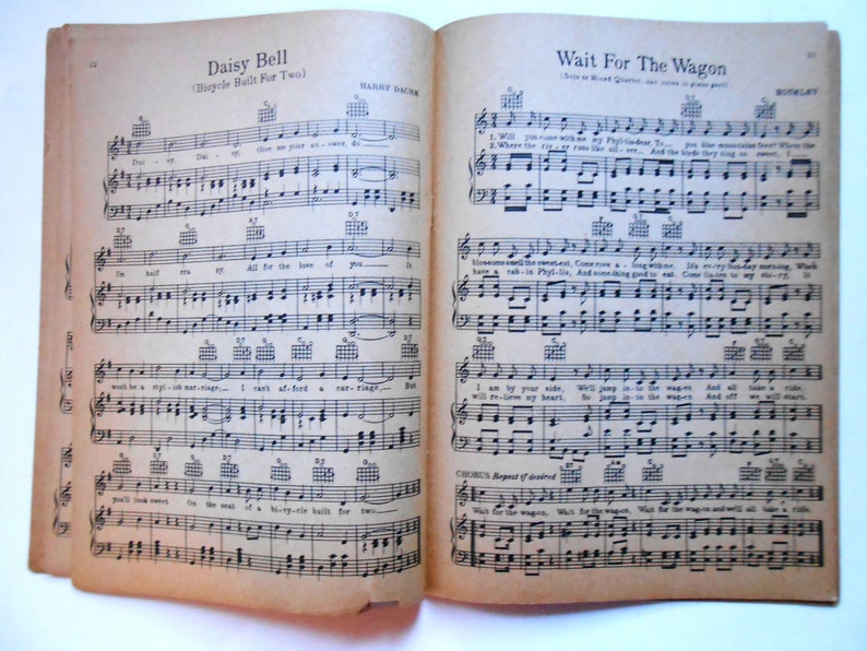 Homespun Songs, a Vintage Songbook, 1935 - Etsy