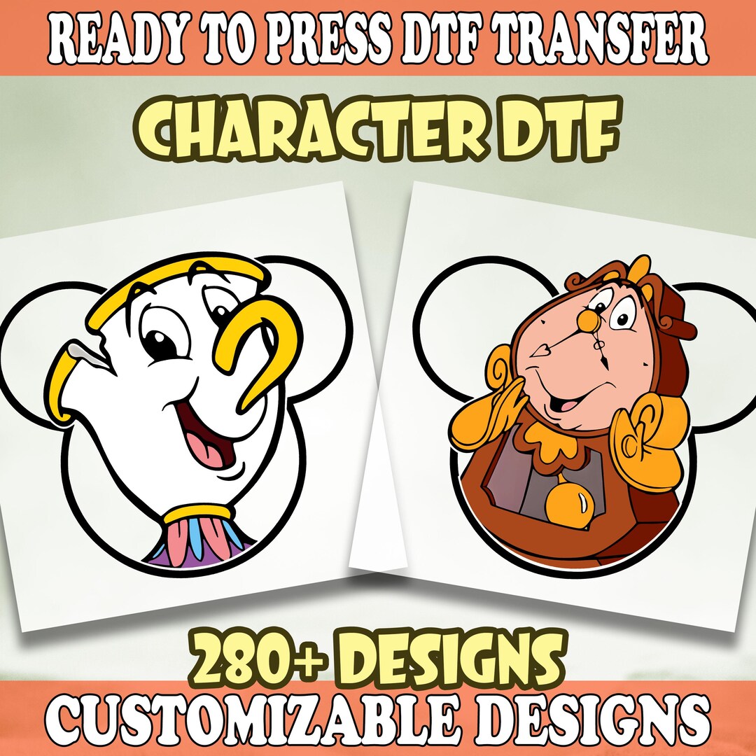 Disney Characters Dtf Transfer, Disney Trip DTF, Disney Ready to Press ...