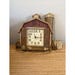 Wooden Wall Clock With Numbers, Farmhouse Wooden Clock, Weathered Fence ...