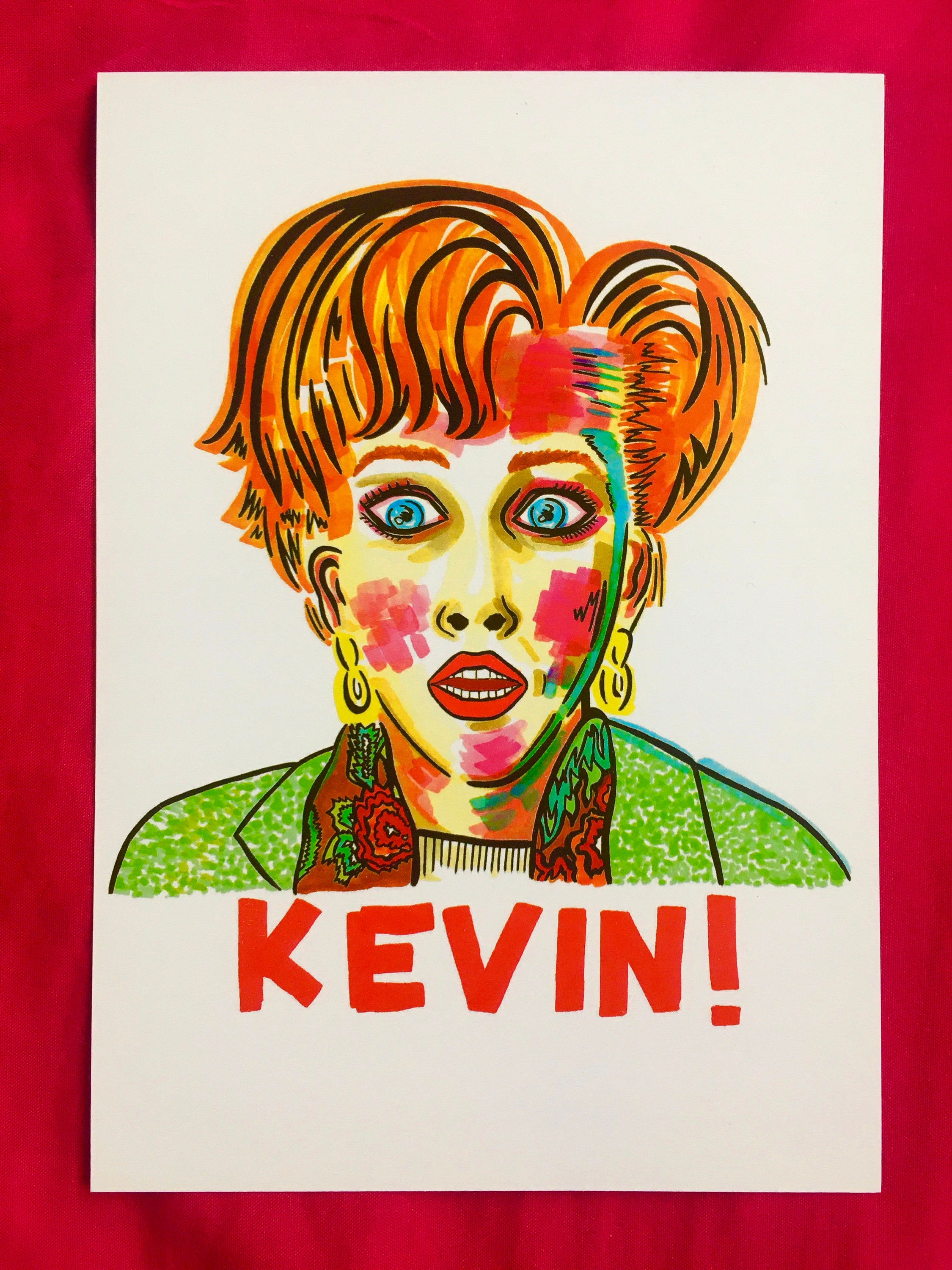 Catherine O'hara as Kate Mccallister in Home Alone A5 Illustration - Etsy