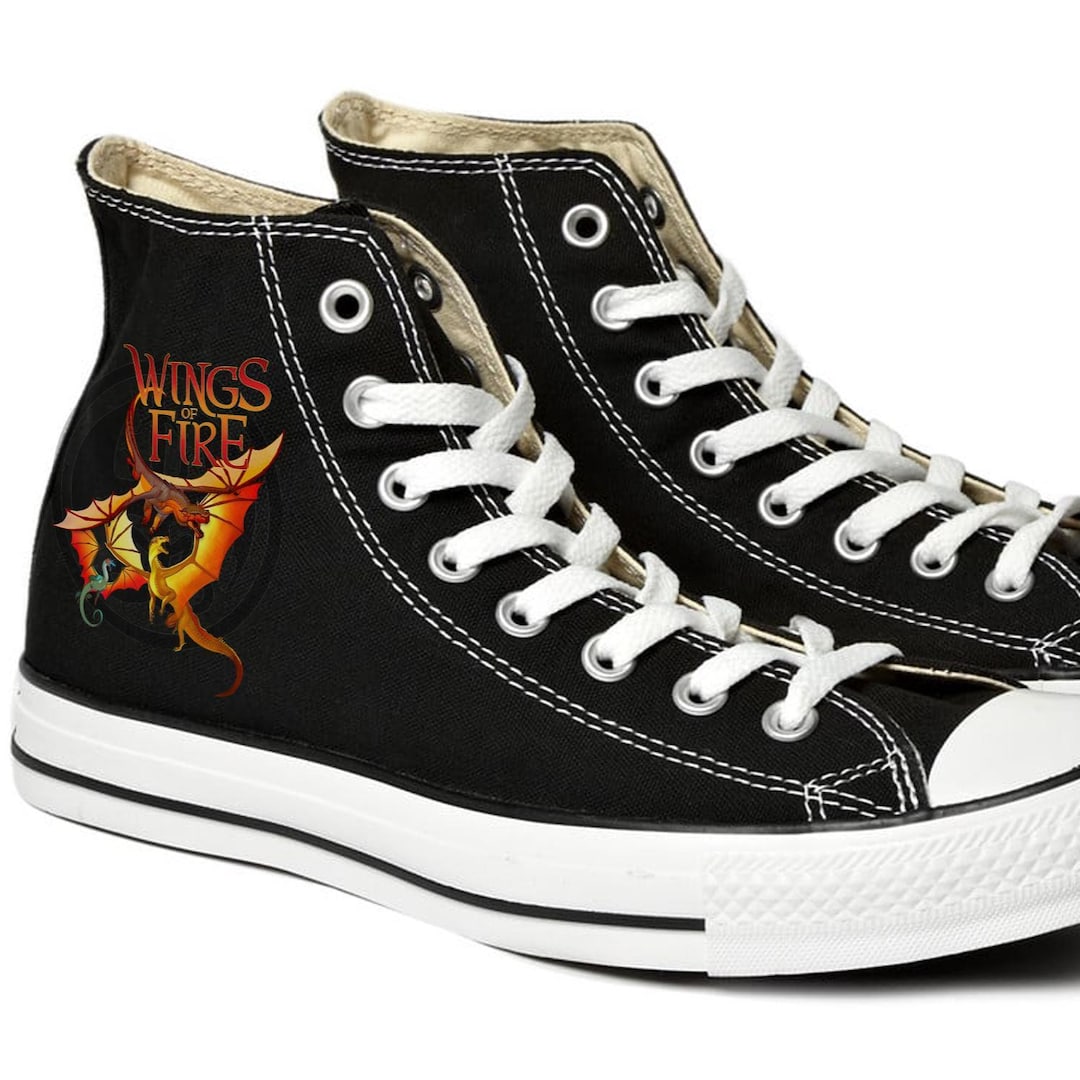 Wings of Fire High Top Converse - Etsy