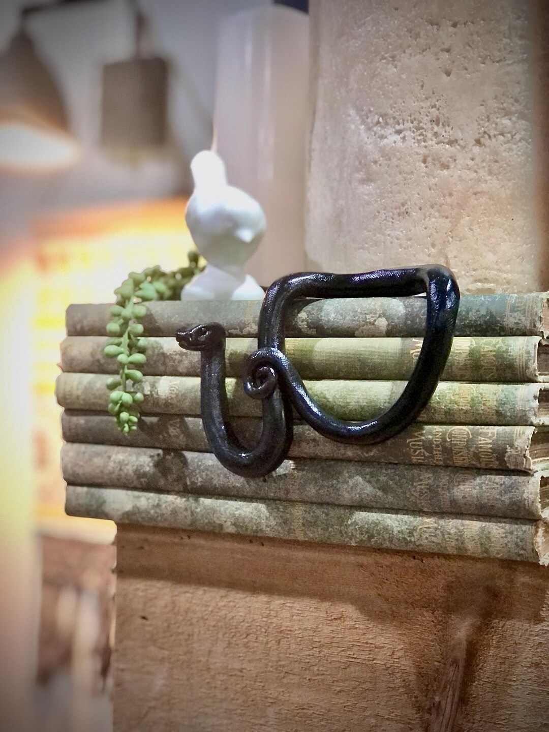 Snake Bookshelf Pal - Planter Pal Snake Ornament - Unique Garden Gift ...