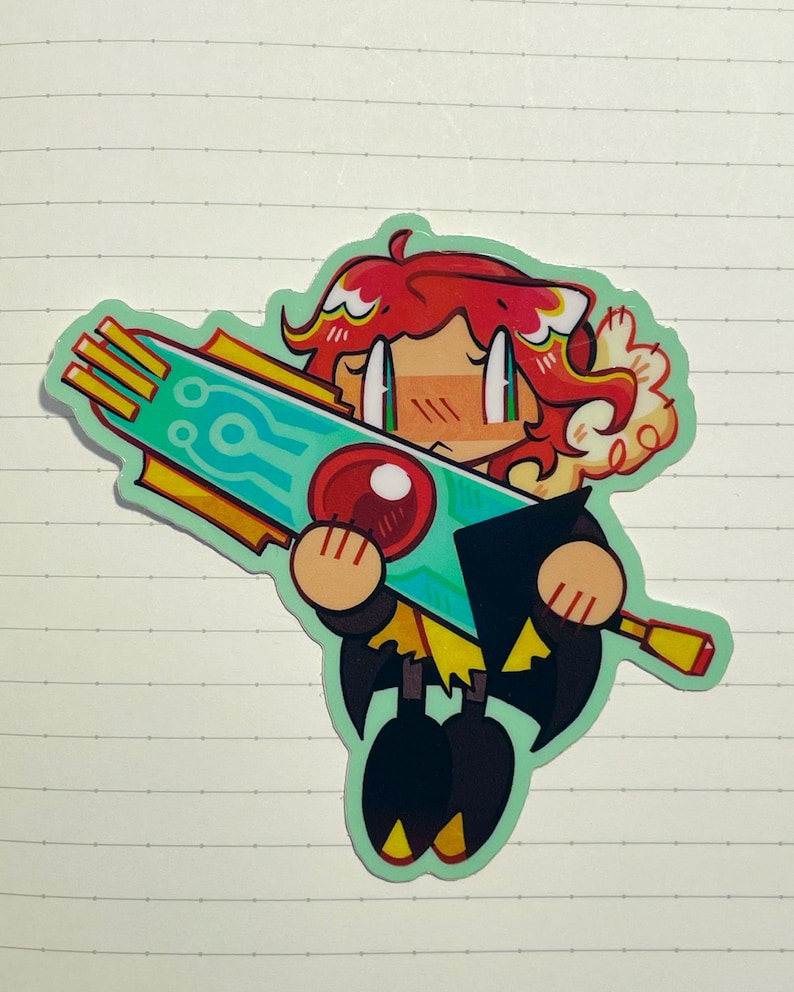 Transistor - Red Vinyl Sticker (supergiant Games) - Etsy