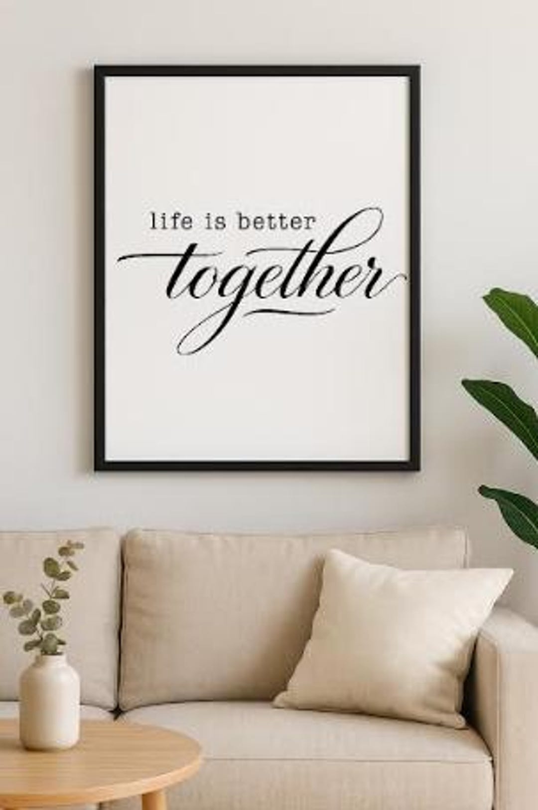 Life is Better Together - Poster - Etsy