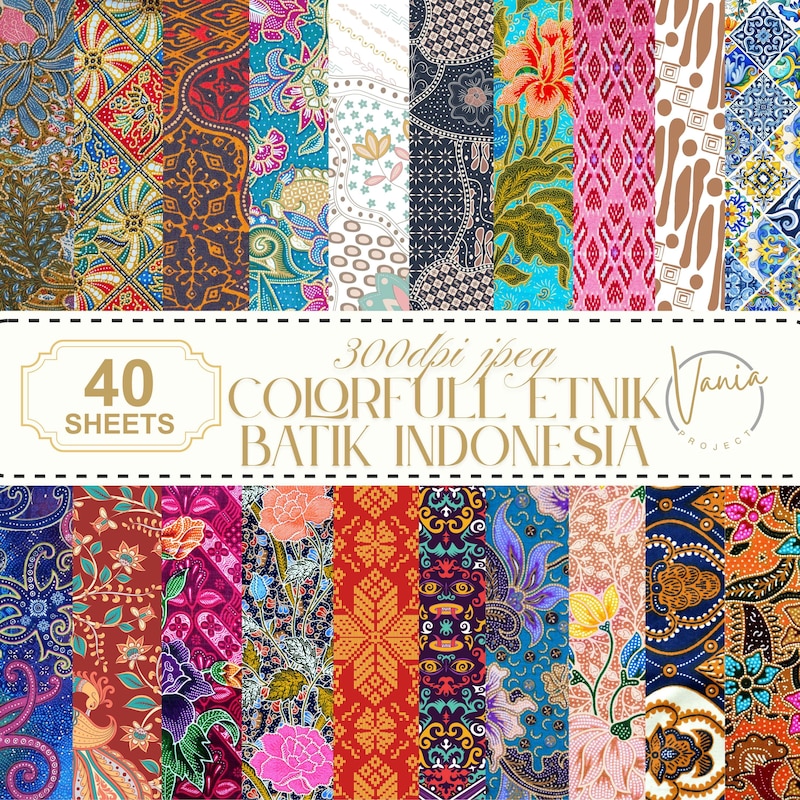 Scrapbook Batik Paper - Etsy