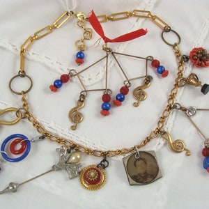 Found Objects and Trinkets and Treasures Repurposed Into Junk Necklace ...