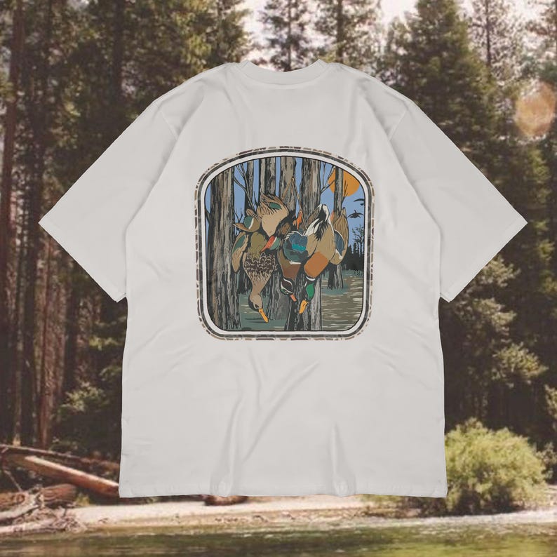 Duck Hunting PNG, Stackin' Quacks, Hanging Waterfowl on Rustic Wood ...