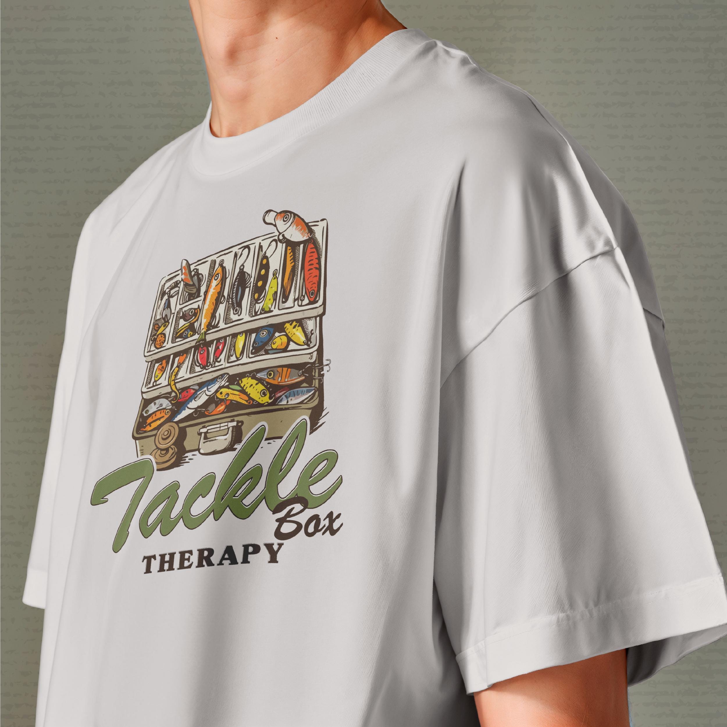 Tackle Box Therapy PNG, Fishing Shirt Back and Pocket Lures Sublimation ...