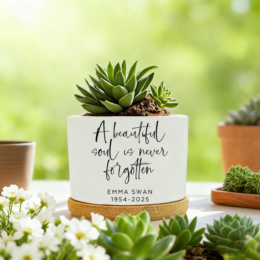 Personalized Memorial Planter,memorial Gift,celebration of Life ...