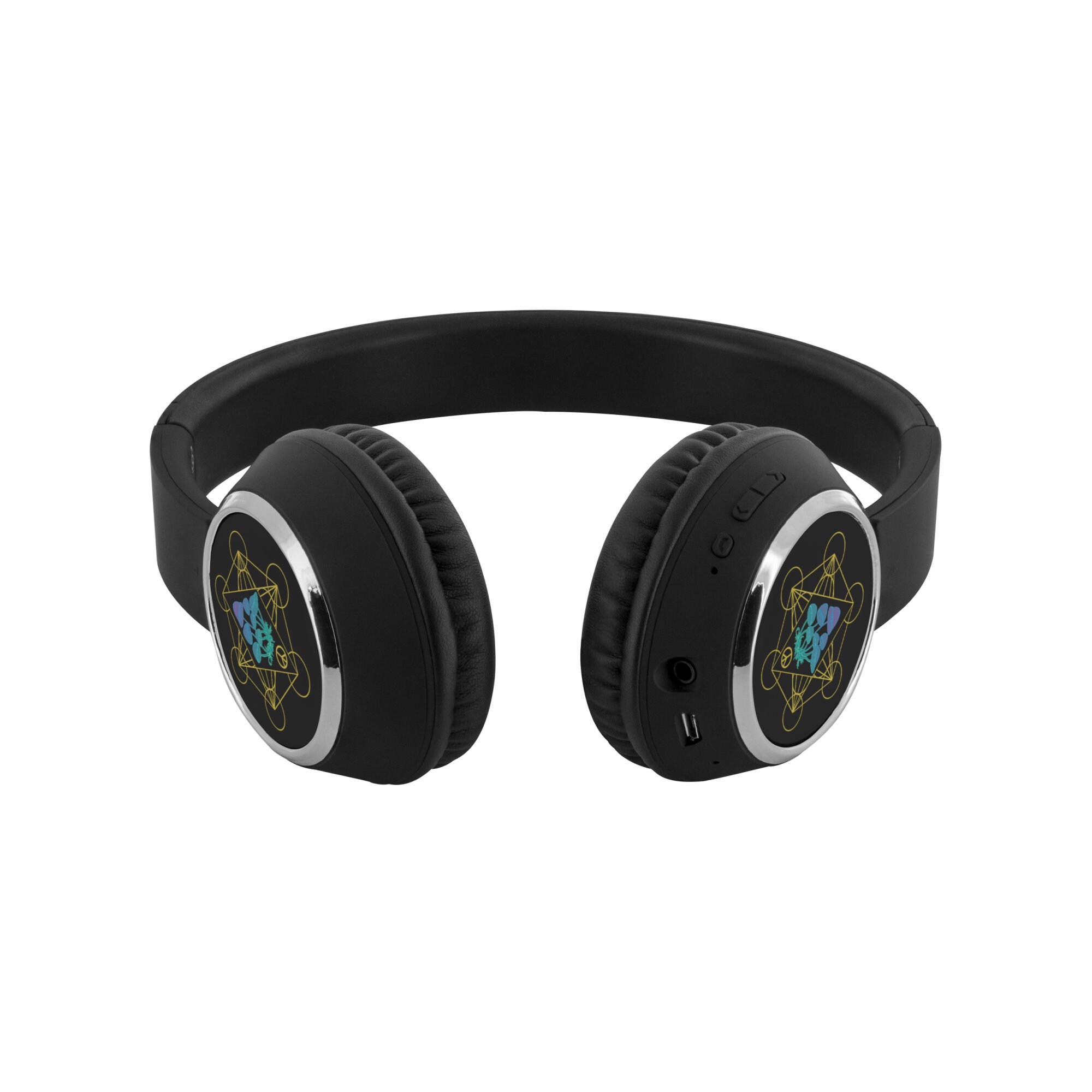 Sacred Geometry Headphones Metatron's Cube Magic - Etsy