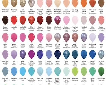 5 Inch - Sempertex Latex Balloons - Package 10 - Round Balloons ...