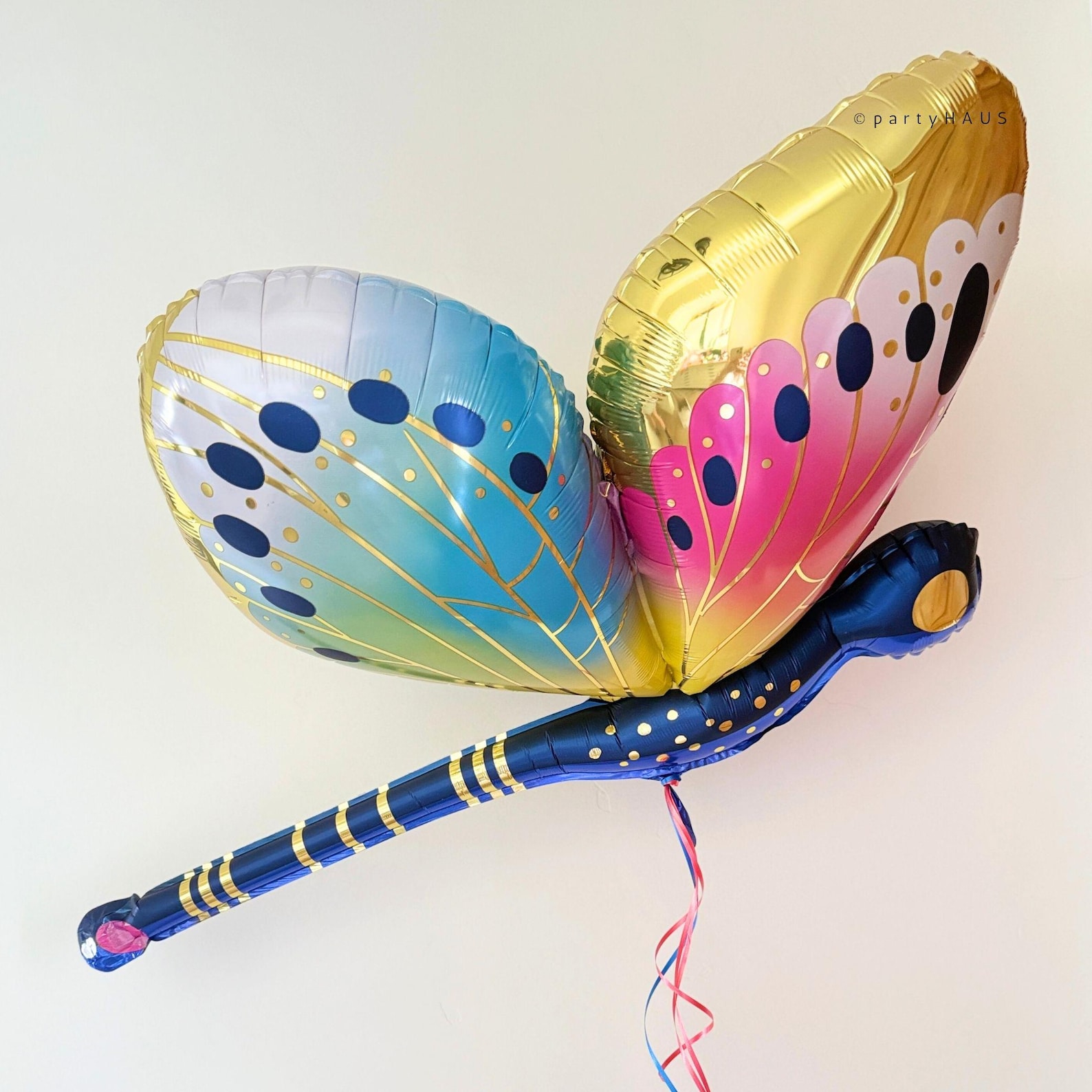 Stunning Colorful Satin Dragonfly Balloons - 40 Inch - Bug Garden ...