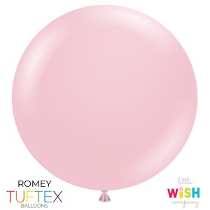 Tuftex Romey Pink Latex Balloons - 5", 11", 17", 24", 36" Round and 260 ...