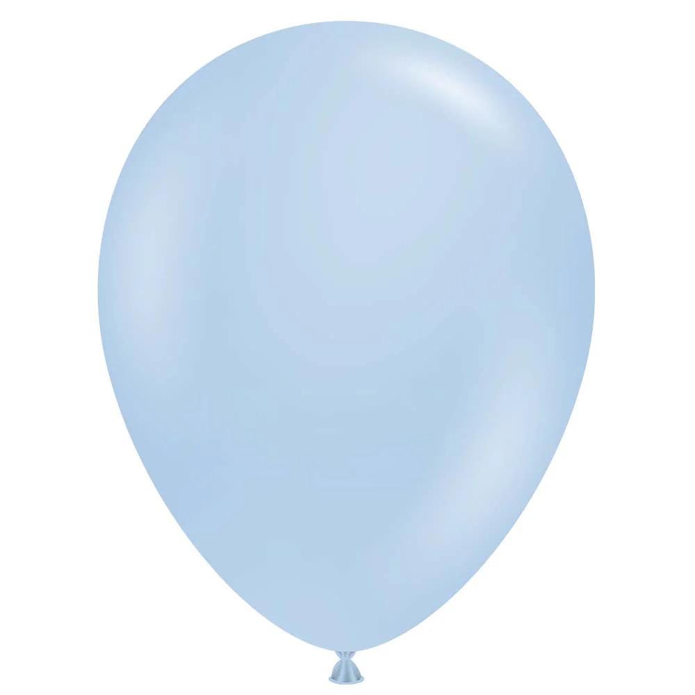 Tuftex Monet Blue Latex Balloons - 5", 11", 17", 24", 36" Round and 260 ...
