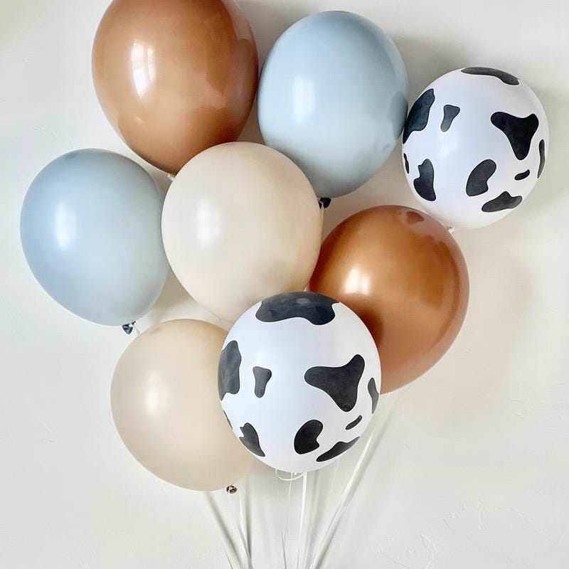 Cow Print Balloons - Etsy