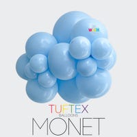 Monet Tuftex Balloons | Monet Blue Biodegradable Balloon, Light Blue ...