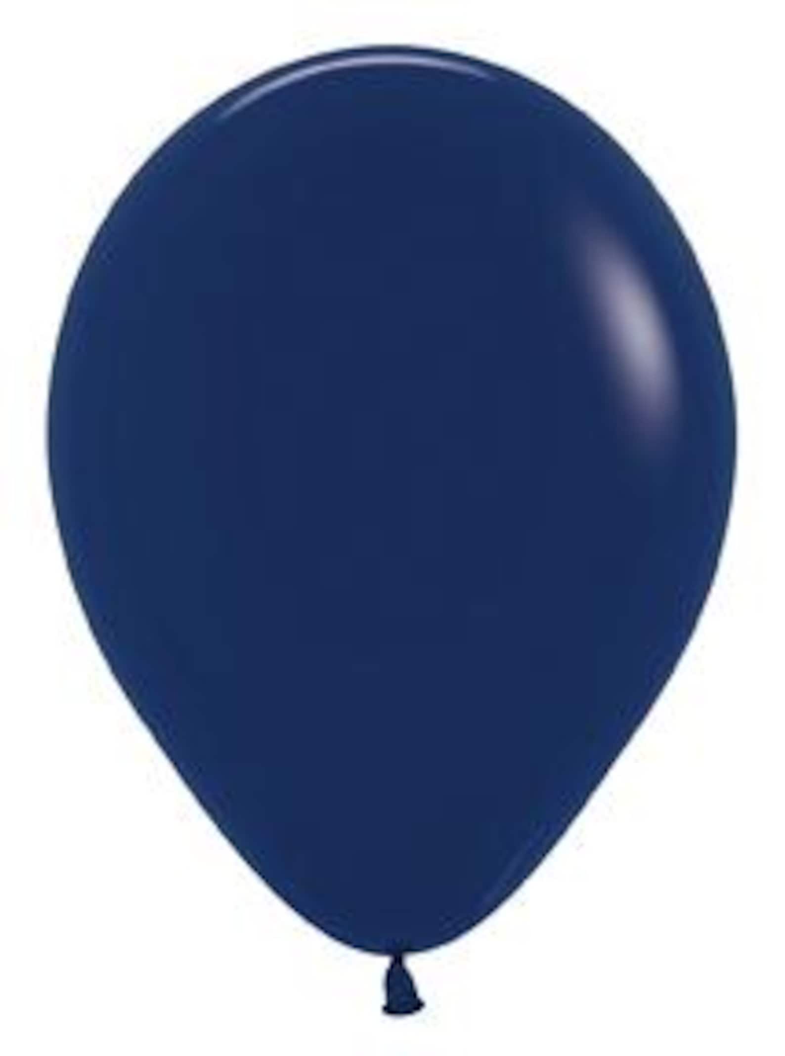 Sempertex Fashion Navy Blue Latex Balloons - 5”, 11”, 17”, 24”, 36” and ...