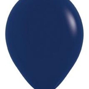 Sempertex Fashion Navy Blue Latex Balloons - 5”, 11”, 17”, 24”, 36” and ...
