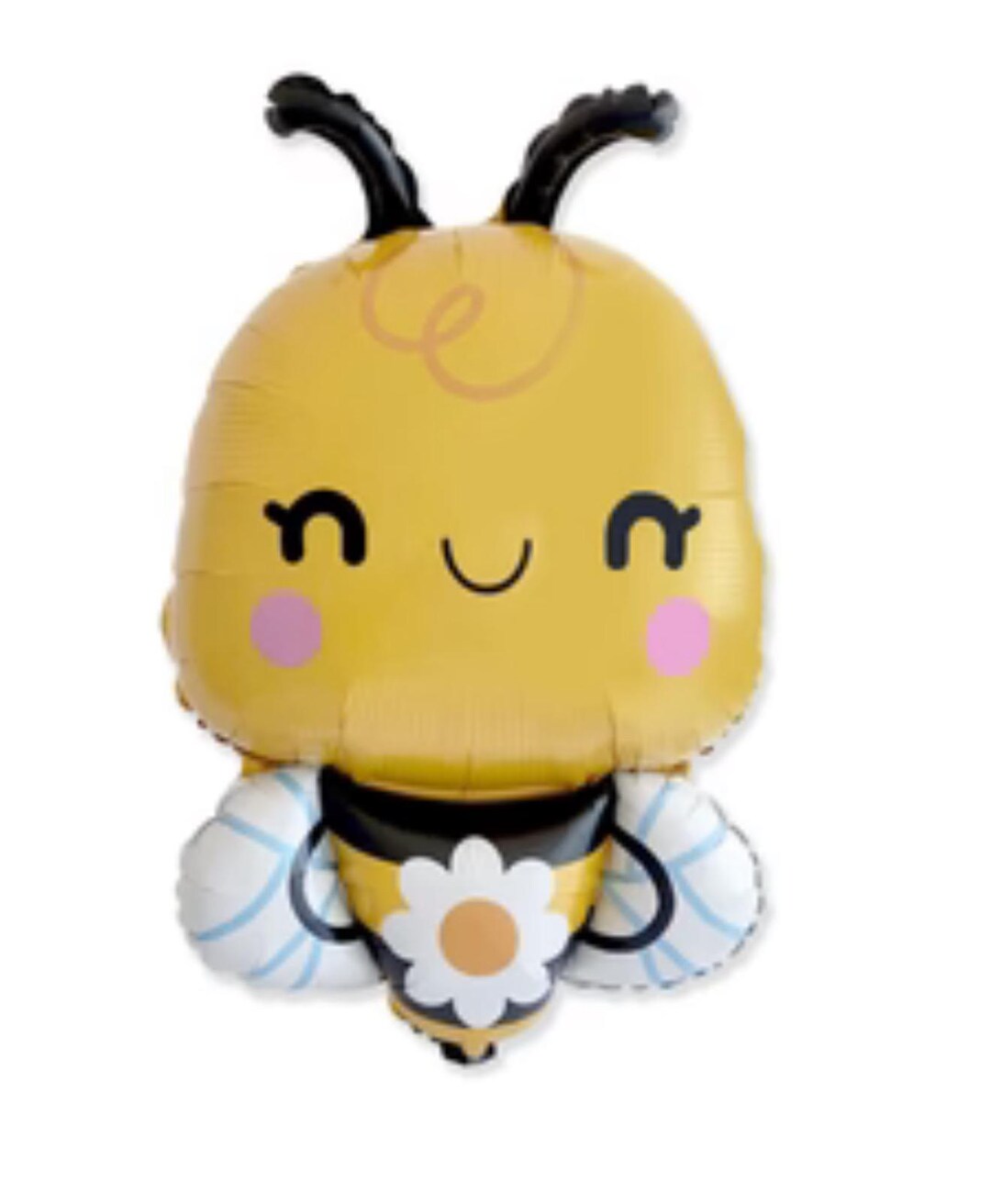 Cute Bee Foil Balloons - 33 Inch - First Bee Day Balloons - Bug Theme ...