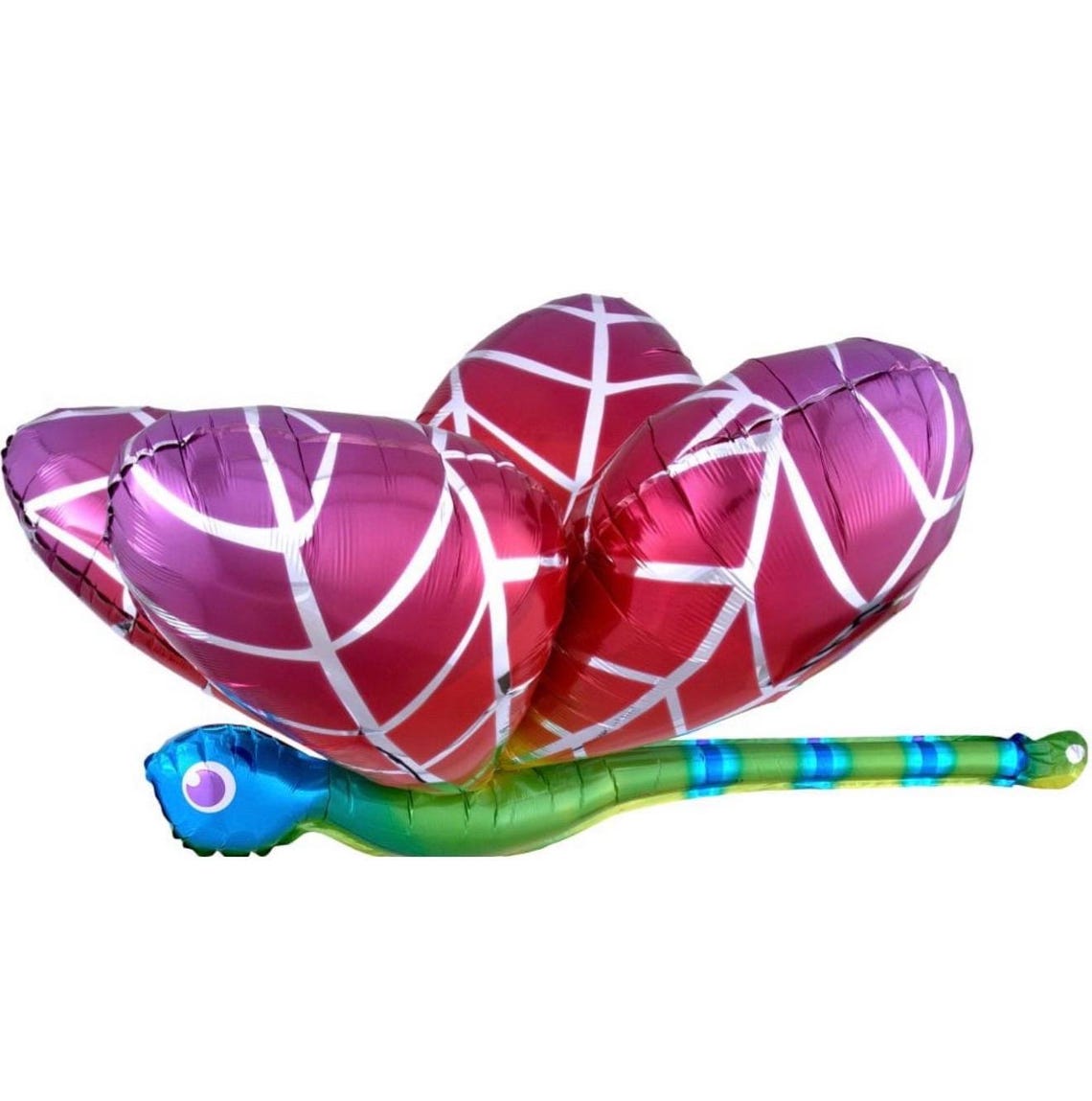 Stunning Colorful Satin Dragonfly Balloons - 40 Inch - Bug Garden ...
