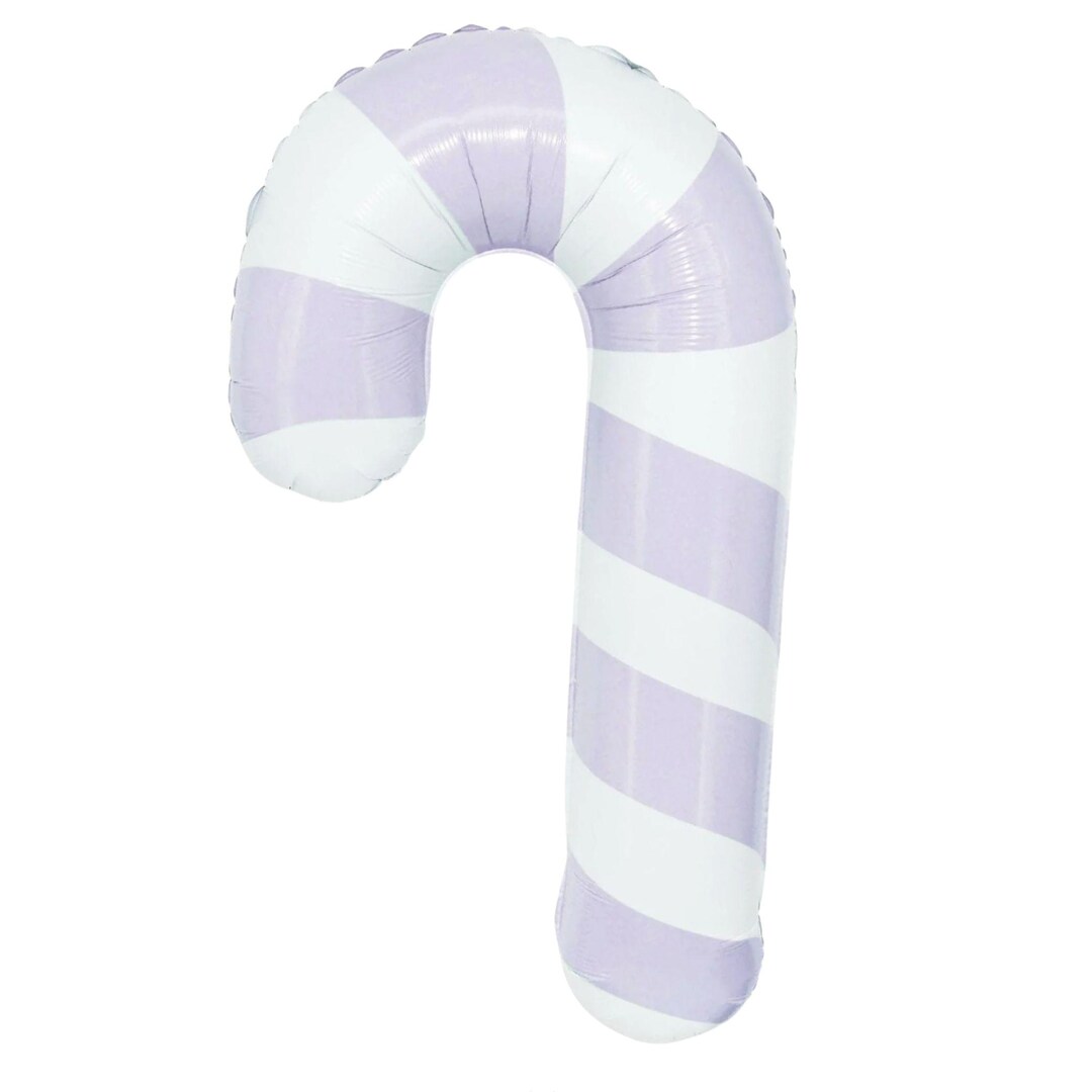 Pastel Lilac Purple Candy Cane Balloons - 16 Inch, 30 Inch & 46 Inch ...