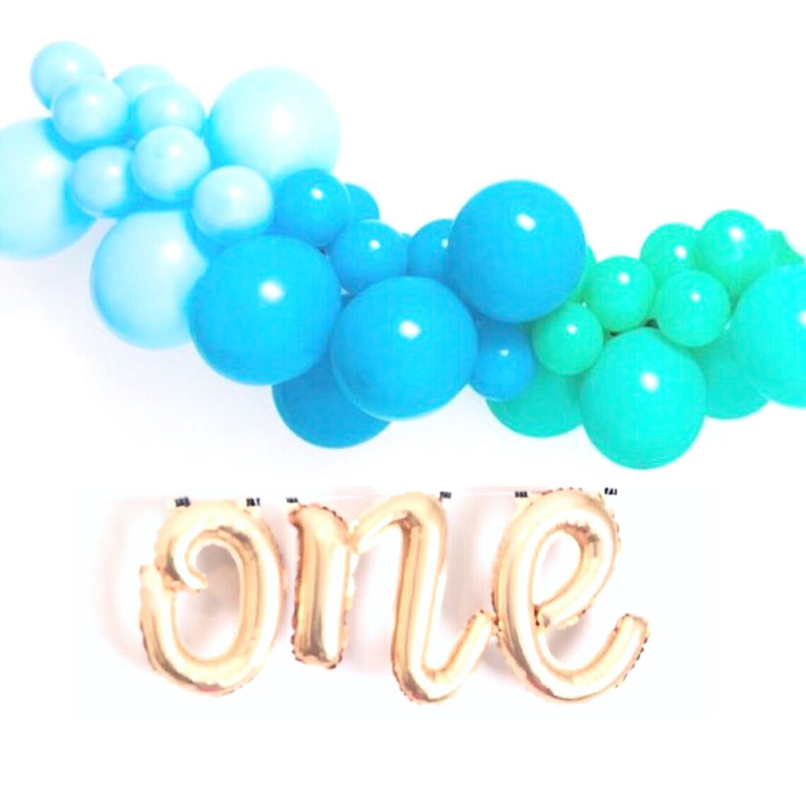 Custom Word Balloons - Script Letter Balloons - Silver - Gold - Cursive ...