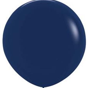Sempertex Fashion Navy Blue Latex Balloons - 5”, 11”, 17”, 24”, 36” and ...