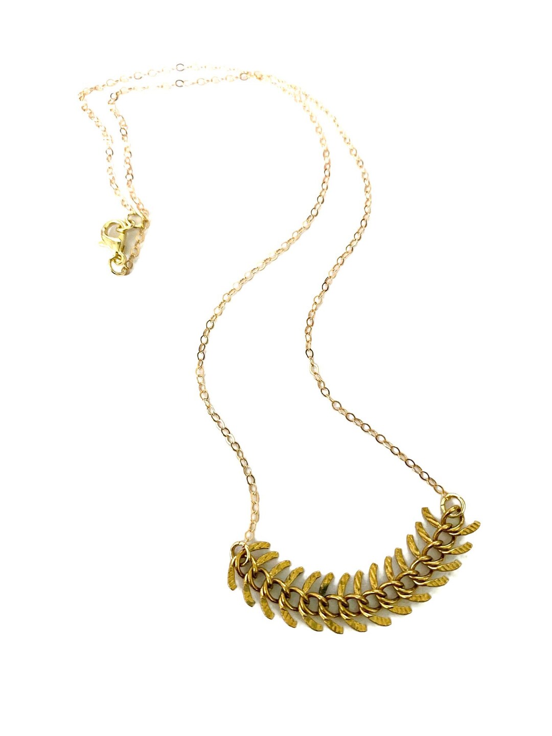 Fishbone Necklace - Etsy