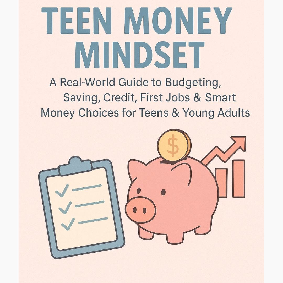 Teen Money Mindset Workbook | Financial Literacy for Teens | Budgeting ...