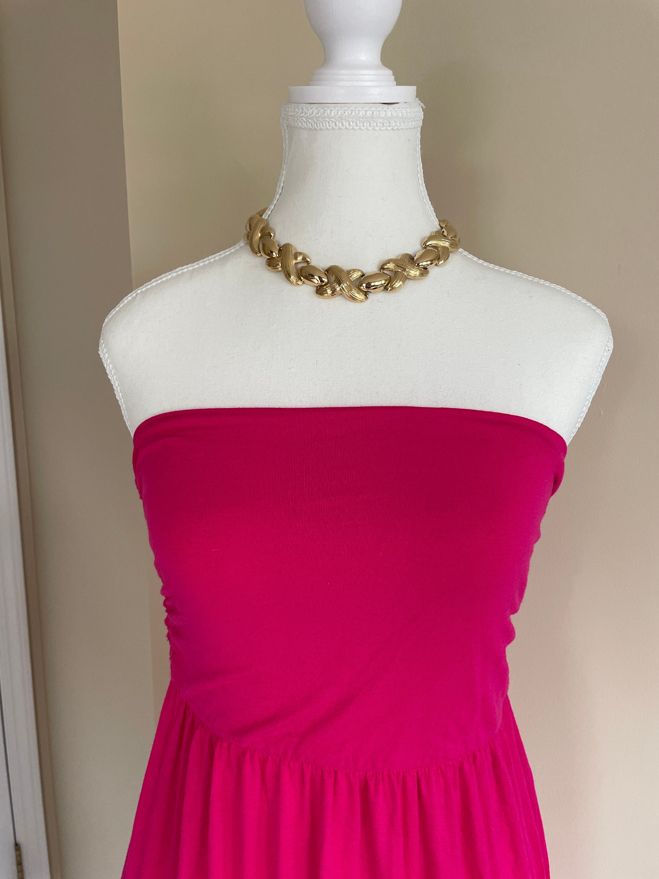 Vintage Butler Fifth Avenue Collection Gold Xo's Chunky Collar Necklace ...