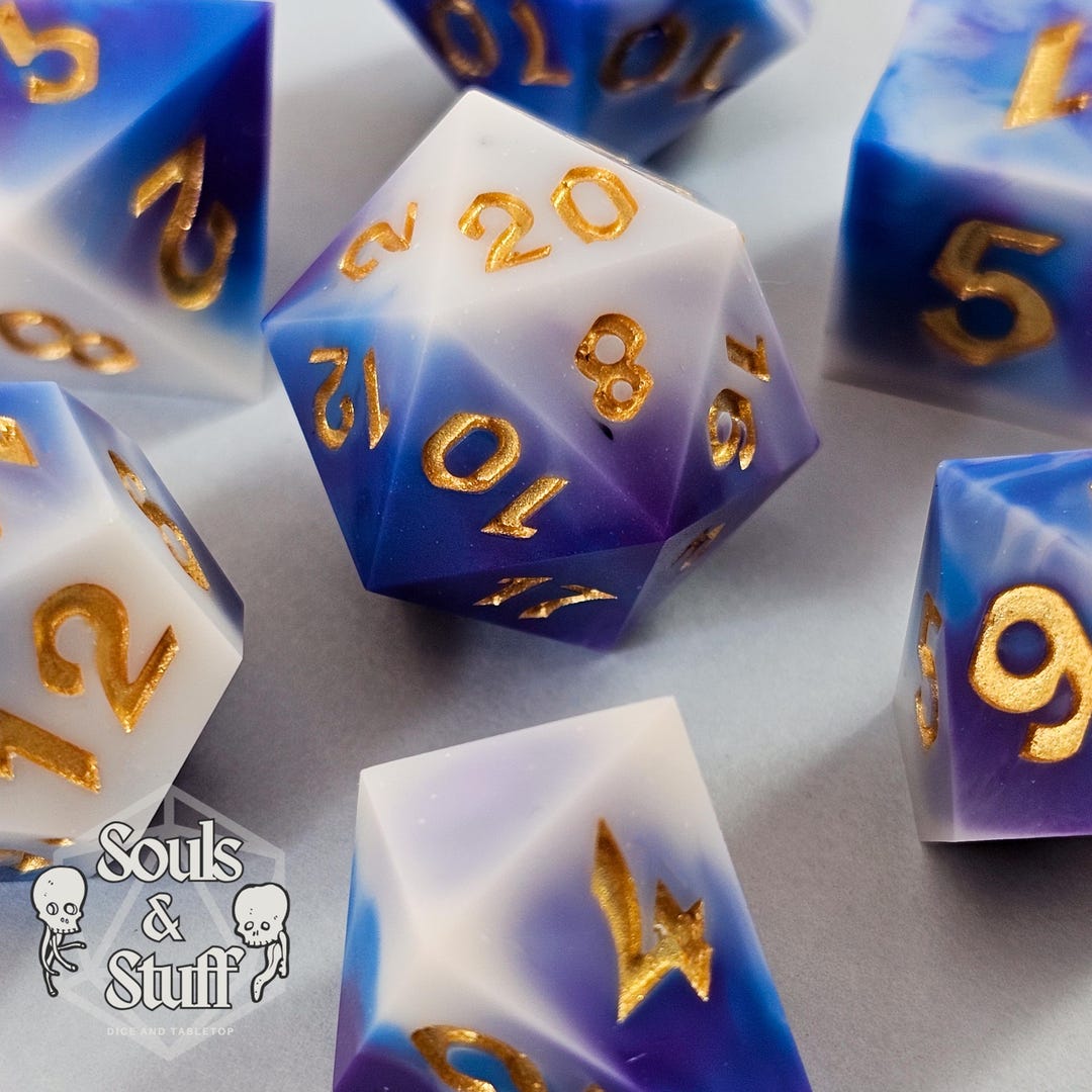 Astral Fade • Handcrafted RPG Dice Set • Tabletop Gaming Accessories ...