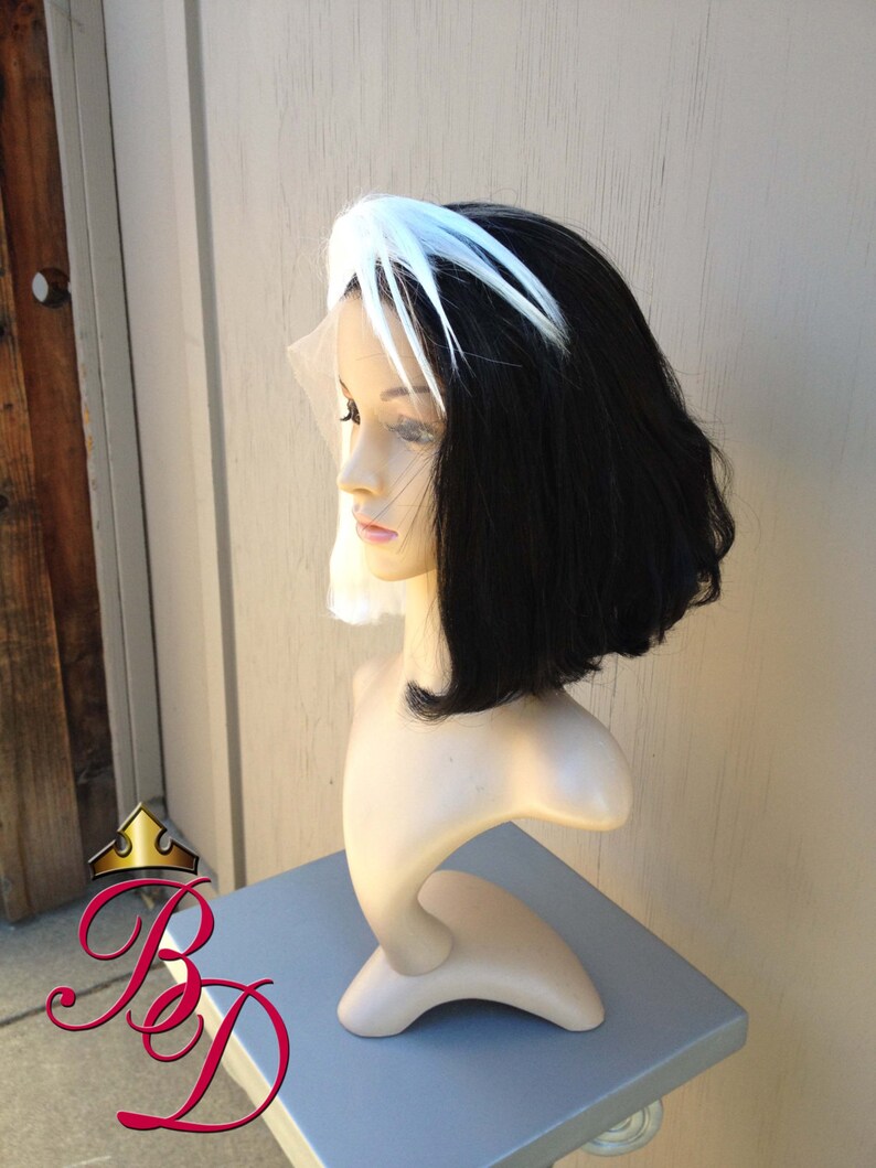 Cruella Ouat Style Villain Lace Front Wig Screen Quality Etsy