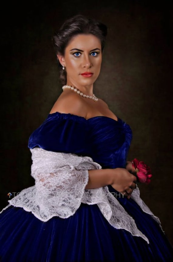 Gone With The Wind Blue Dress