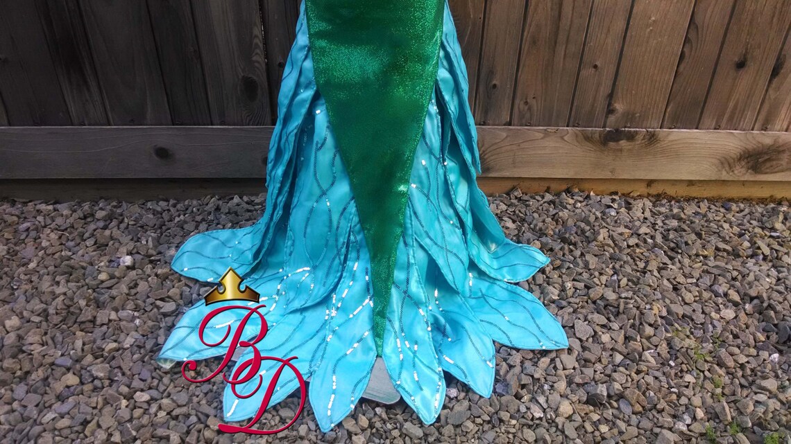 Ariel Little Mermaid Tail G Park Inspired Walkable Tail - Etsy