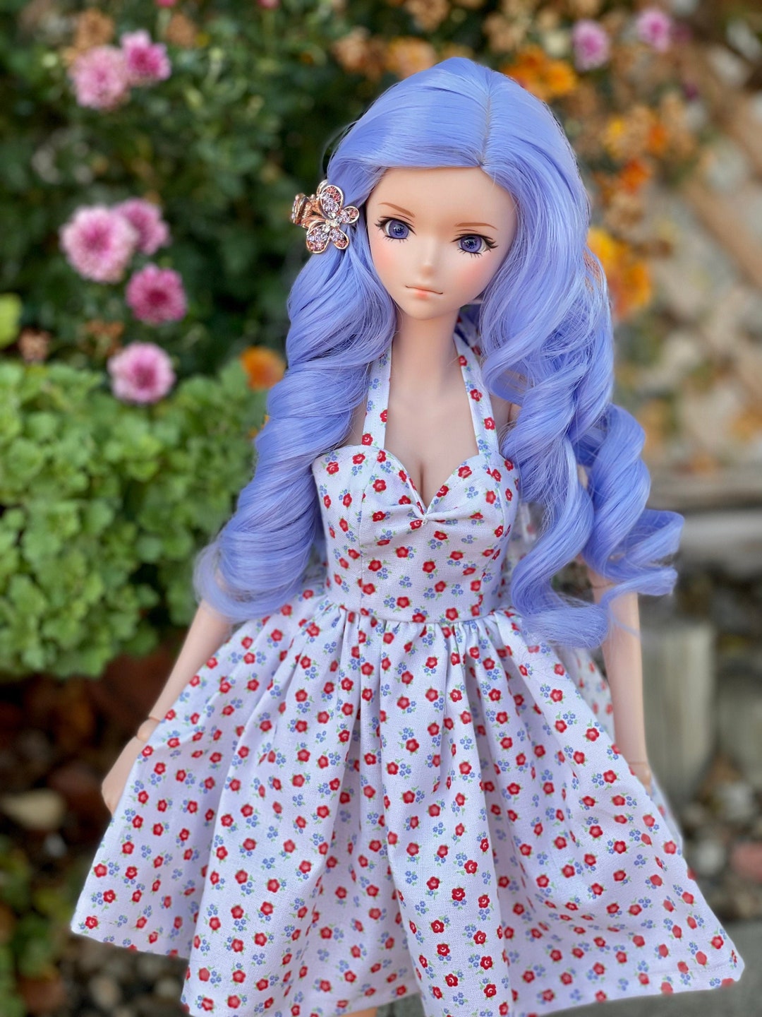 Premium ella in Periwinkle Powder Replacement Wig - Etsy
