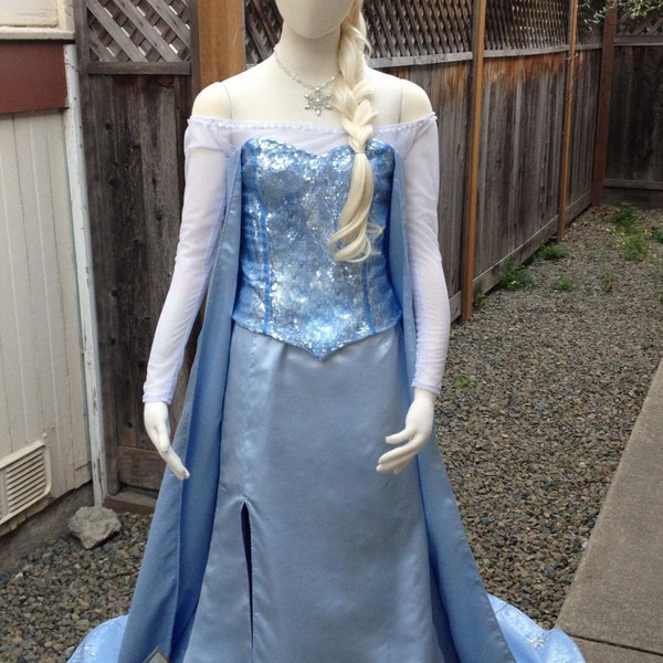 Elsa Adult Dress Etsy