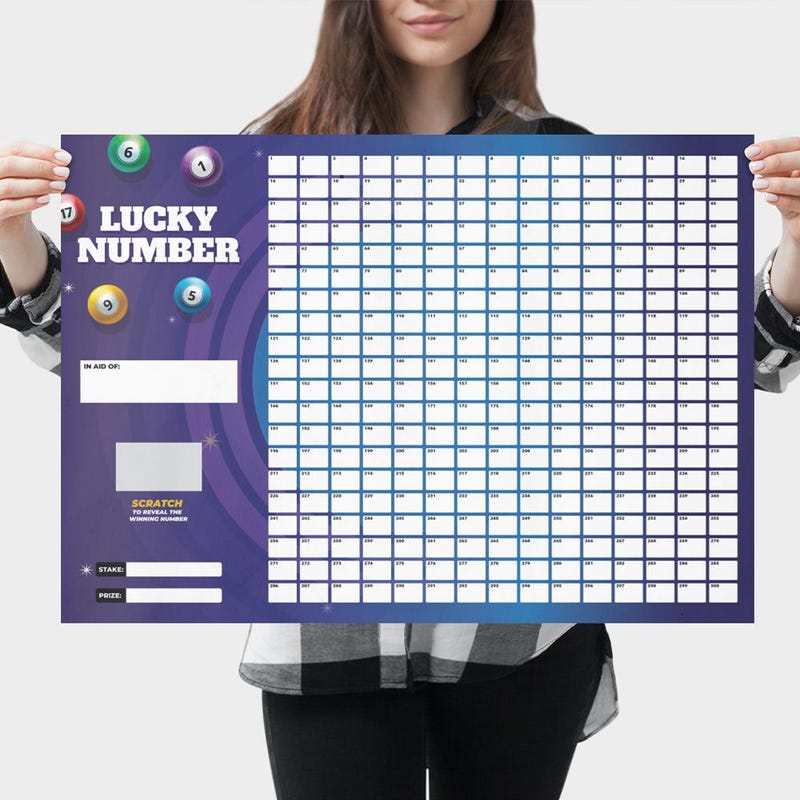 100 Square Raffle Board - Etsy Australia