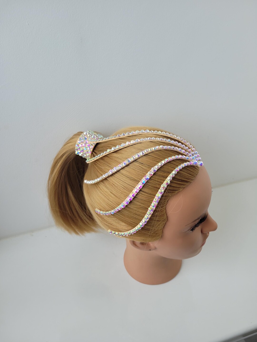 Hair Motif, Rhinestoned Hair Accesory, Latin & Ballroom Hair Jewellery ...