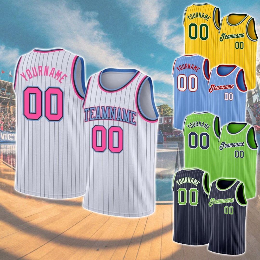 Basketball Jersey Team Custom - Personalized Player Number Name Design ...