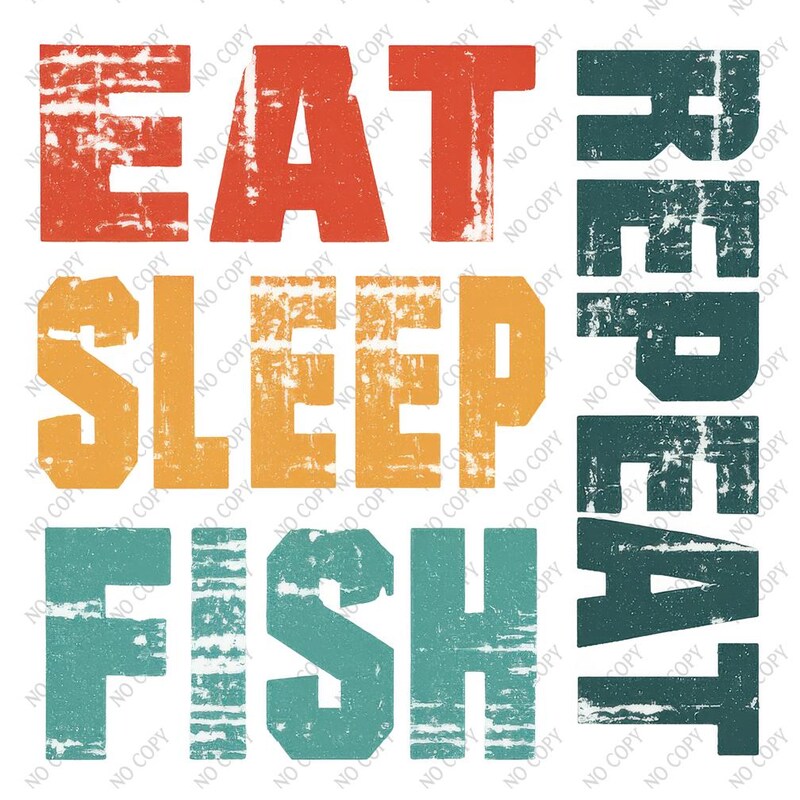 Eat Sleep Fish - Etsy