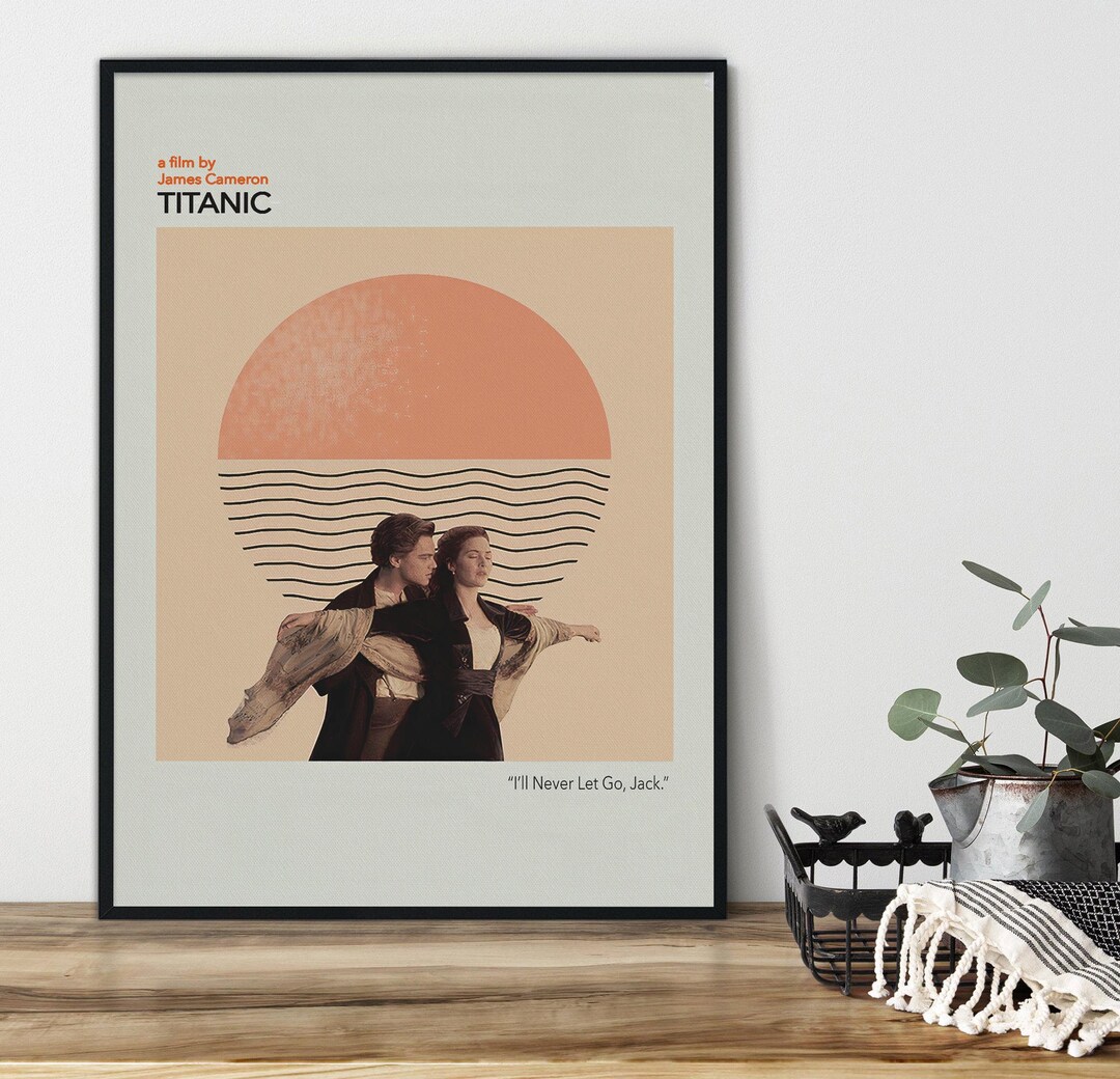 Titanic Movie Canvas, Romantic Film Posters, Classic Love Story Canvas ...