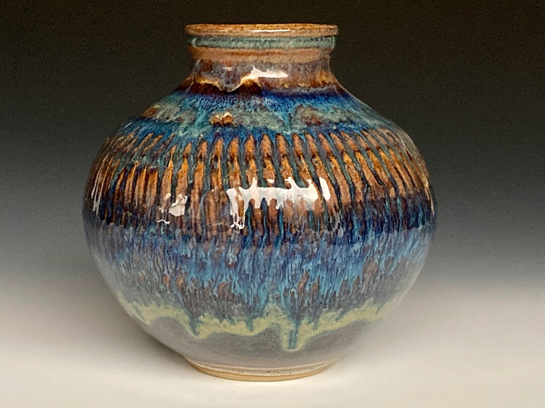 Pottery Vase Stoneware Flower Vase Handmade Ceramic Vase A - Etsy