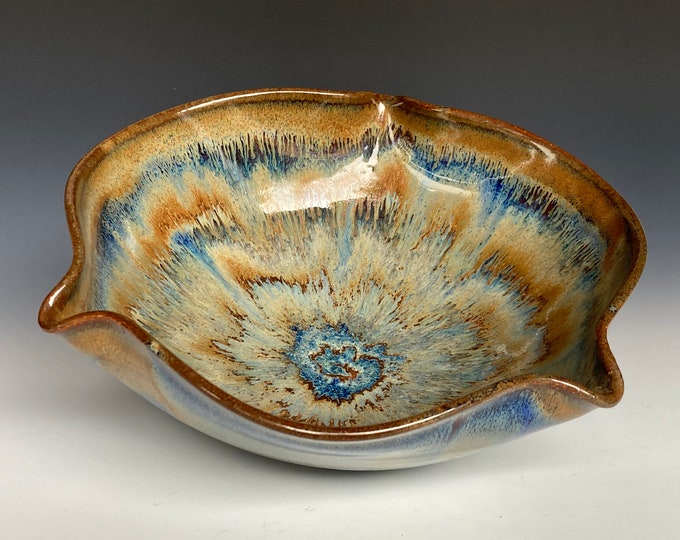 Stoneware Ceramic Bowl Pottery Serving Bowl A - Etsy