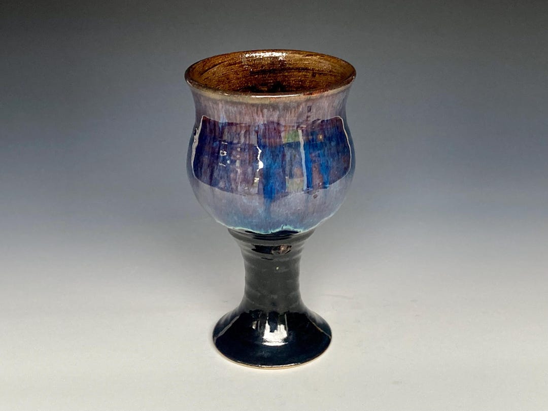 Seconds Pottery Goblet Stoneware Ceramic Wine Cup - Etsy