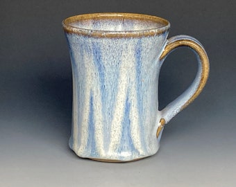 Turbulent Midnight Blue Pottery Mug Stoneware Ceramic Coffee Cup ...