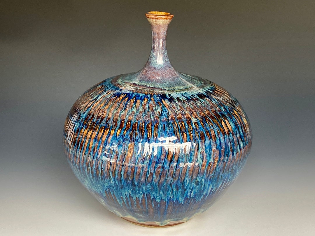 Pottery Bud Vase Stoneware Flower Vase Handmade Ceramic Vase A - Etsy