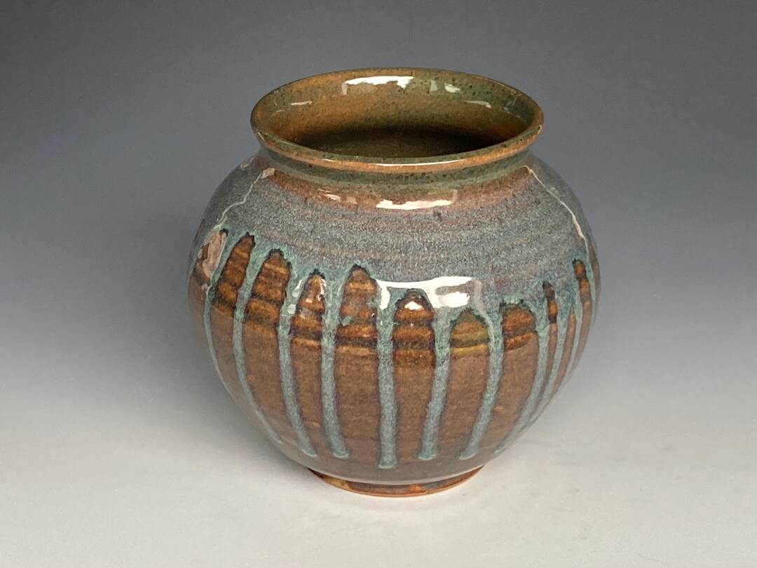 Handmade Stoneware Flower Vase: Small Pottery Vase - Etsy