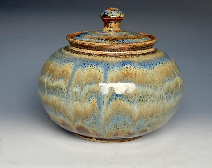 Stoneware Pottery Jar Ceramic Lidded Jar - Etsy