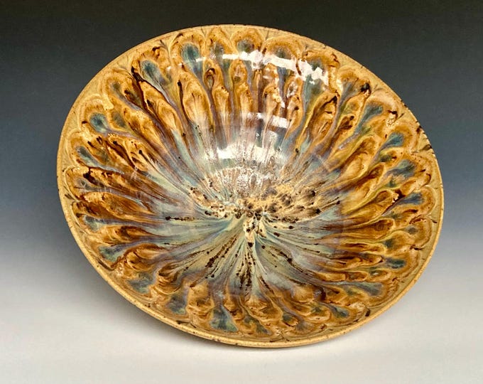 Stoneware Ceramic Bowl Pottery Serving Bowl A - Etsy